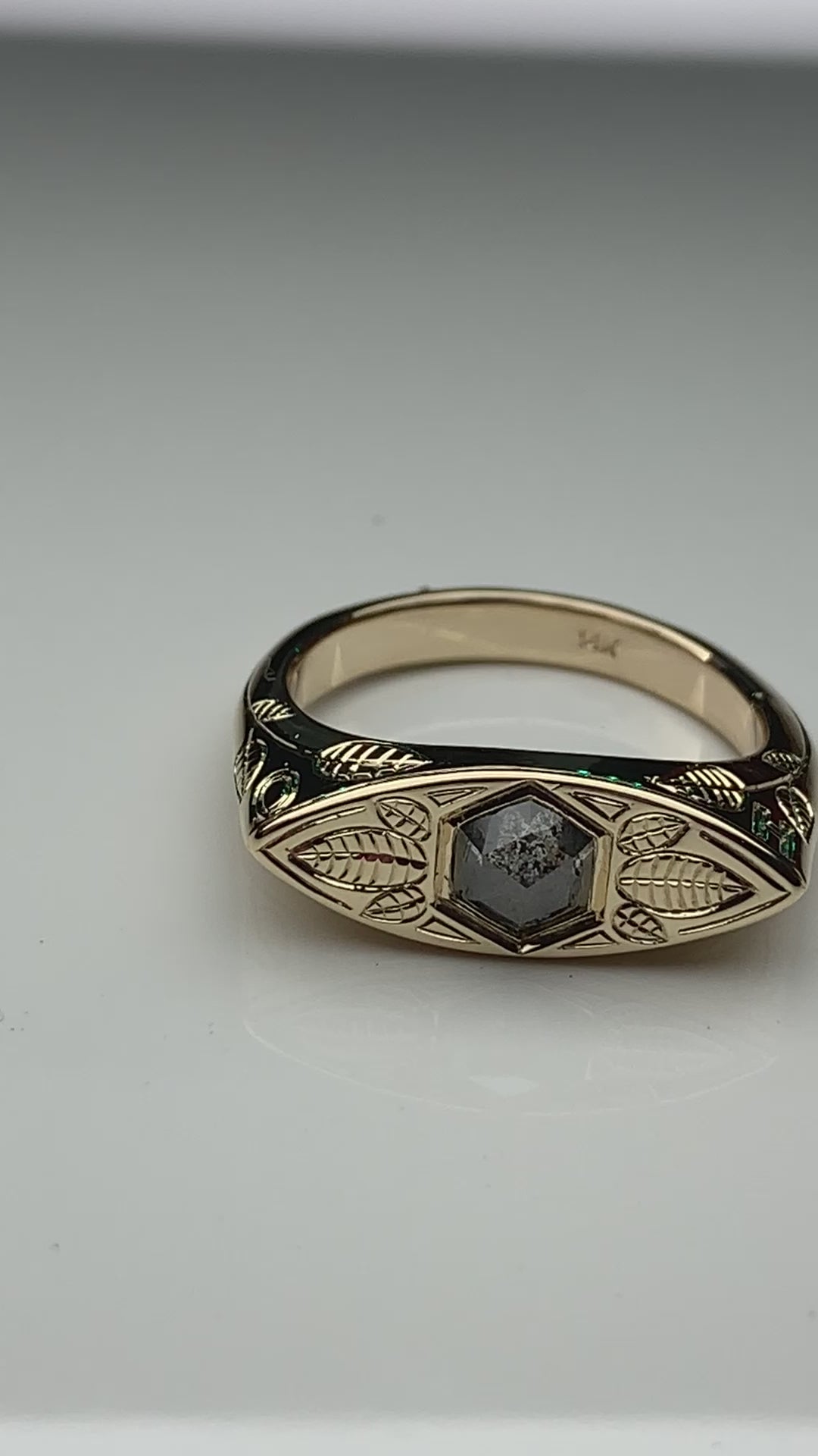 Custom diamond signet ring – Way Out West Jeweler